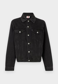 Icecream SPRAY PAINT RUNNING DOG TRUCKER JACKET - Denim jacket - black ...