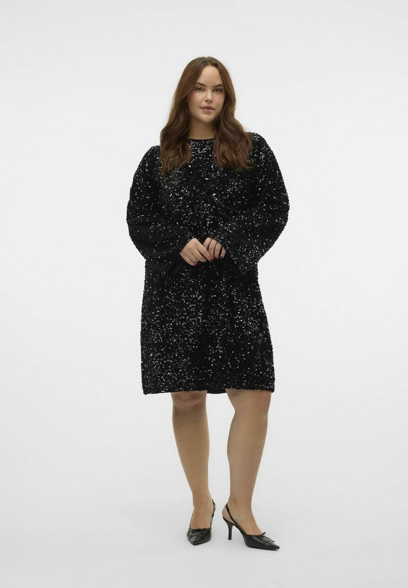 Vero Moda Curve VERO MODA CURVE KLEID - Sukienka koktajlowa/czarny ...