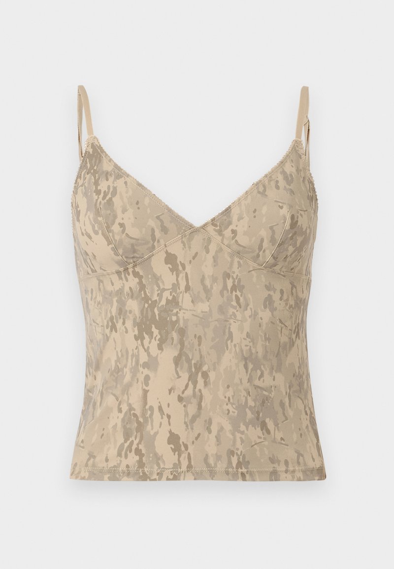 BDG Urban Outfitters JE TAIME CAMI - Top - khaki - Zalando.cz