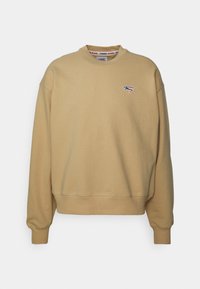 Tommy Jeans BOXY SIGNATURE CREW UNISEX - Sweatshirt - trench/beige ...