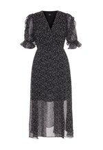 adL V NECK - Day dress - dotted black/black - Zalando.de
