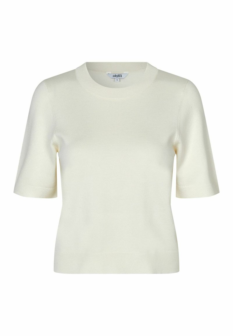 mbyM CARLA - T-shirts basic - sugar/hvid - Zalando.dk