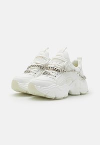 Buffalo BINARY CHAIN VEGAN - Sneaker low - white/silver/weiß - Zalando.ch