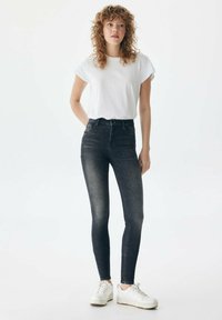 LTB AMY X ELLERY UNDAMAGED WASH - Jeans Skinny Fit - dark grey ...