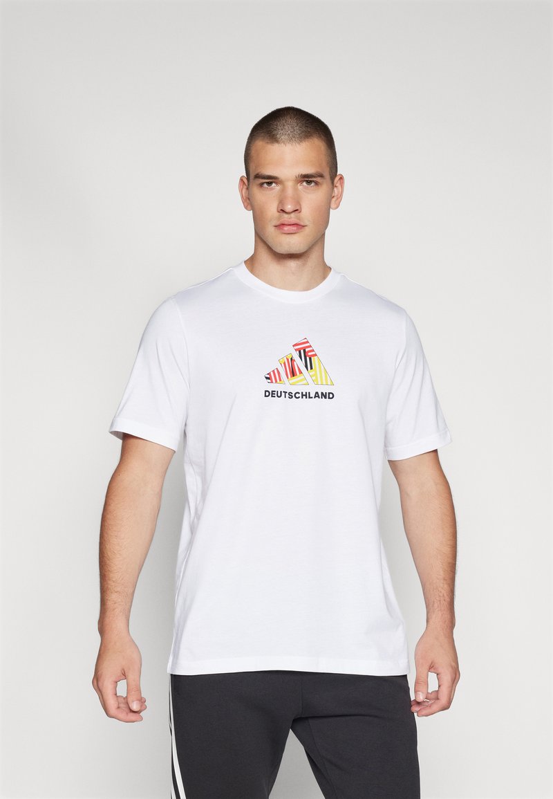 adidas Performance DEUTSCHLAND FAN GRAPHIC - Print T-shirt - white ...
