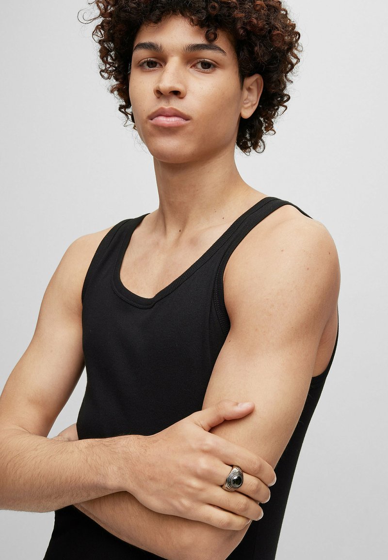 HUGO E-SIGNET2 - Ring - black one/black - Zalando.co.uk