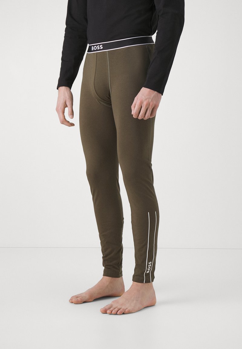 BOSS LONG JOHN LOGO - Base layer - dark green/olive - Zalando.co.uk