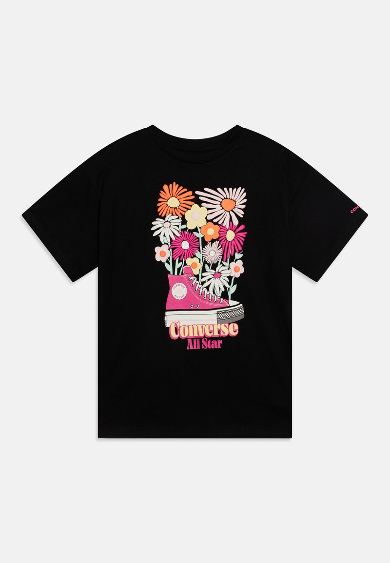 Converse BOYFRIEND GRAPHIC - Print T-shirt - black - Zalando.ie