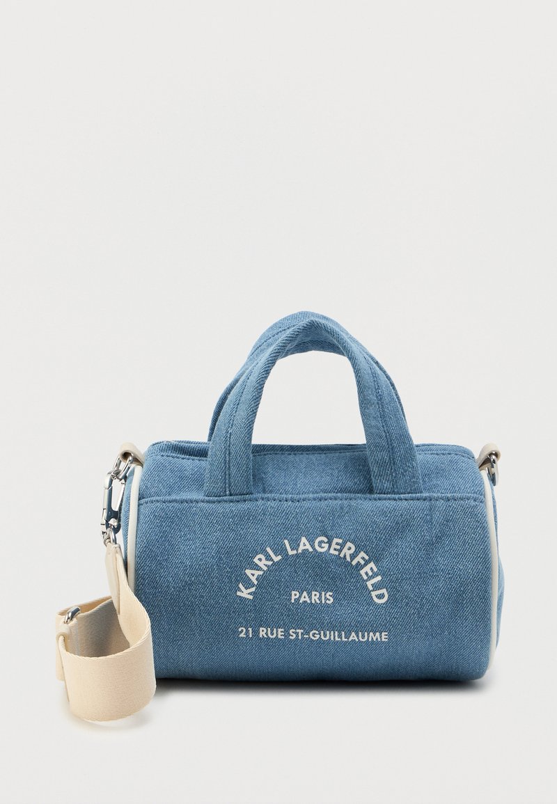 KARL LAGERFELD MINI DUFF BAG - Sac à main - mid blue stone/bleu ...