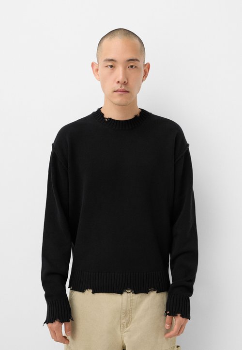 PULL&BEAR Neule - white/valkoinen - Zalando.fi
