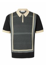 Selected Homme SLHMARC ZIP - Polo - sky captain/bleu marine - ZALANDO.BE