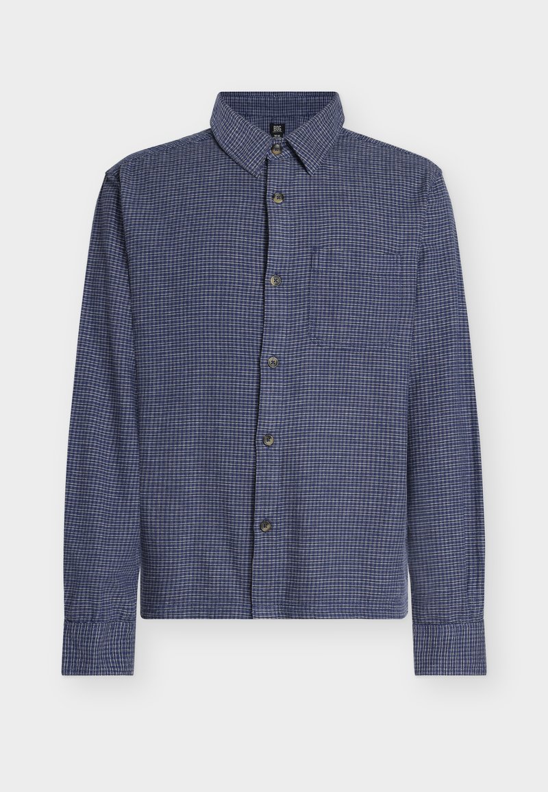 BDG Urban Outfitters LONG SLEEVE SHIRT - Overhemd - blue check/blauw ...