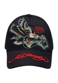 Ed Hardy EAGLE-SNAKE TWILL - Pet - black black/zwart - Zalando.nl