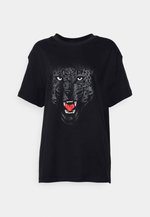 Puma SWISH TEE - T-Shirt print - black/schwarz - Zalando.de