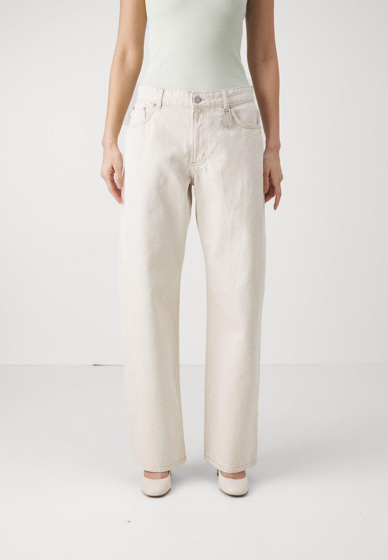 Fiorucci PATTI PATCH - Straight leg jeans - white - Zalando.ie