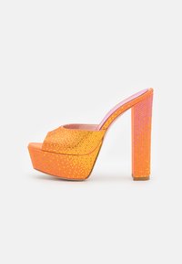 GEDEBE JERY - Heeled mules - mango/orange - Zalando.ie