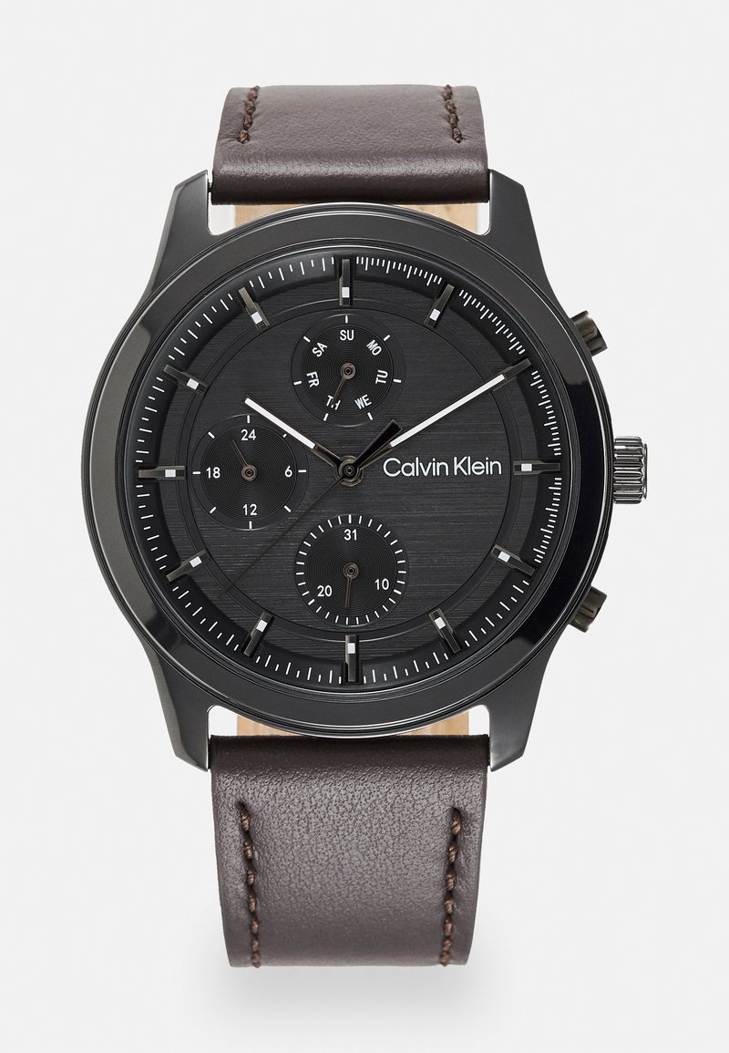 Calvin Klein Chronograph watch - brown/black/brown - Zalando.ie