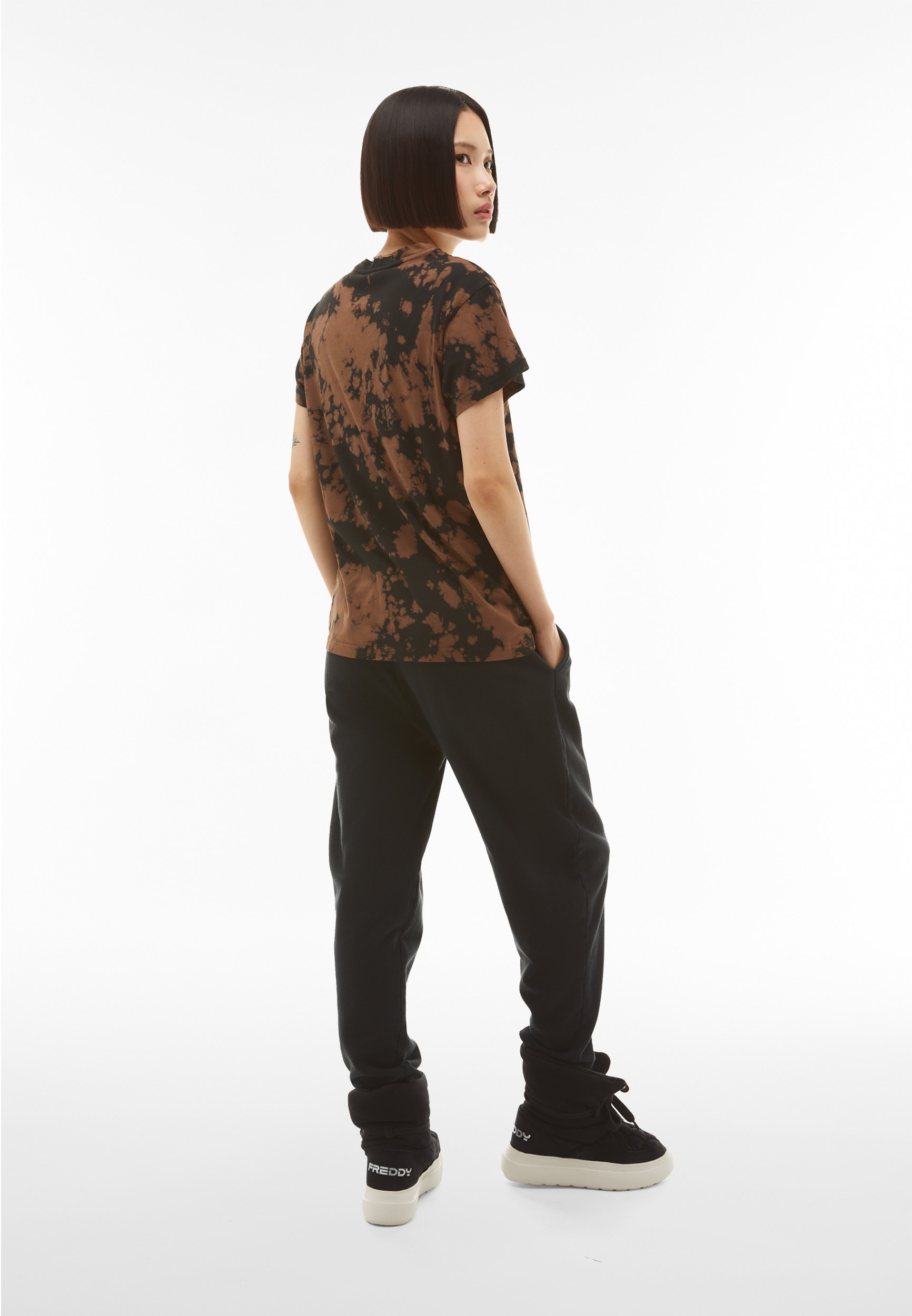 Freddy Pantalon de survetement black direct dyed noir ZALANDO.FR
