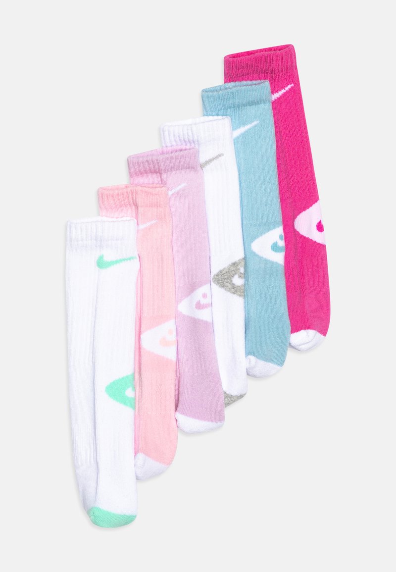 Nike Sportswear SMILEY CREW 6 PACK - Socken - playful pink/pink ...