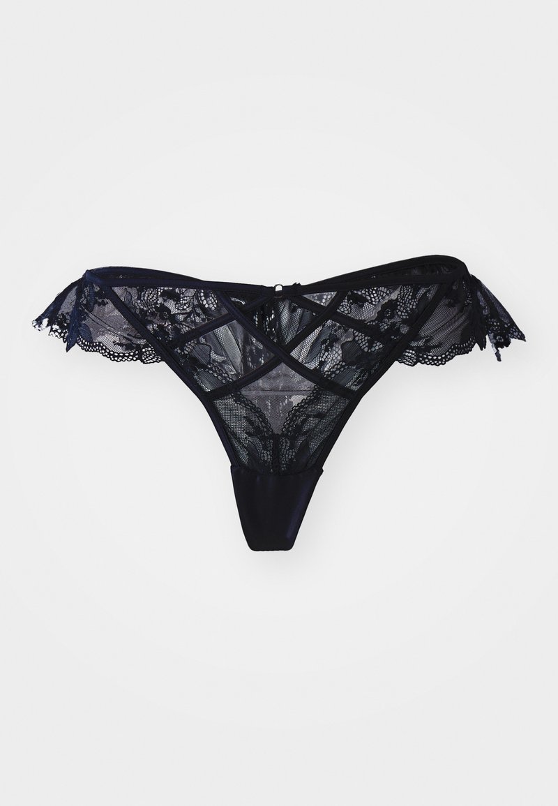 Hunkemöller AMARI - String - caviar/noir - ZALANDO.FR