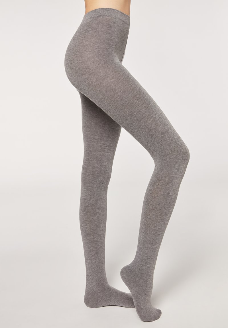 Calzedonia THERMO - Collants - grey/blanc - ZALANDO.FR