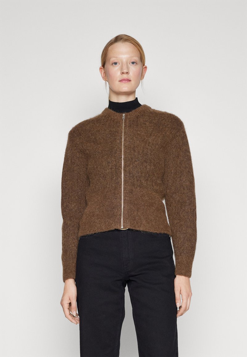 MSCH Copenhagen SIGUNE NENAYA CARDIGAN - Strickjacke - cocoa mel/braun ...
