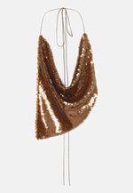 A.W.A.K.E. MODE OPEN BACK COWL NECK - Top - brown - Zalando.co.uk
