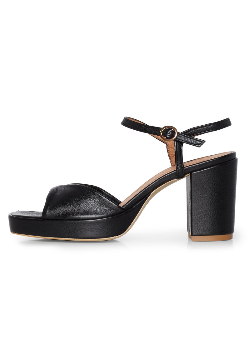 BALAGAN BIANCA - Sandalias de tacón - black/negro - Zalando.es