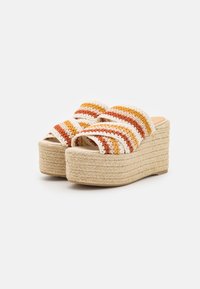 Castañer ELSA - Sandalias - tostado multicolor/coñac - Zalando.es