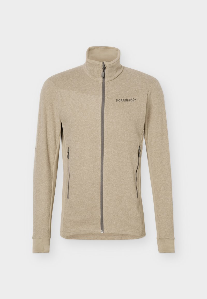 Norrøna FALKETIND JACKET - Forro polar - winter twig/beige jaspeado ...