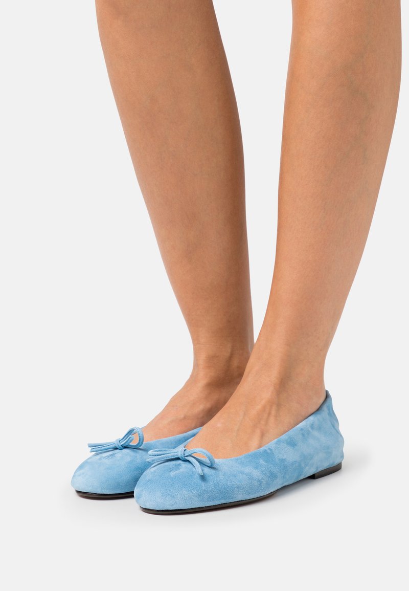 Polo Ralph Lauren FLATS BALLET - Klassischer Ballerina - powder blue ...