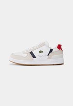 Lacoste T-CLIP 0120 2 SFA - Sporta apavi - wht/nvy/red/balts - Zalando.lv