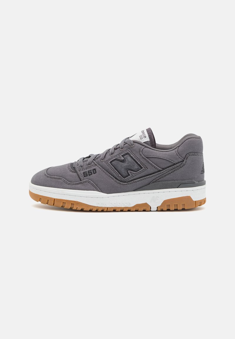 New Balance BB550 UNISEX - Tenisky - dark grey/white/light brown/tmavě ...