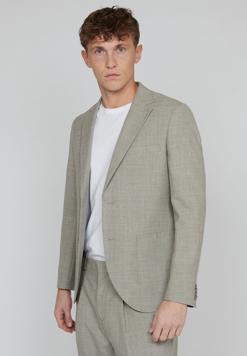 Matinique MAGEORGE - Veste de costume - winter twig melange/marron ...