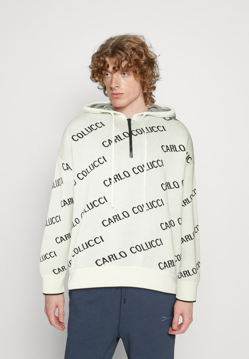 Carlo Colucci KAPUZEN TROYER UNISEX - Maglione - white/bianco - Zalando.it