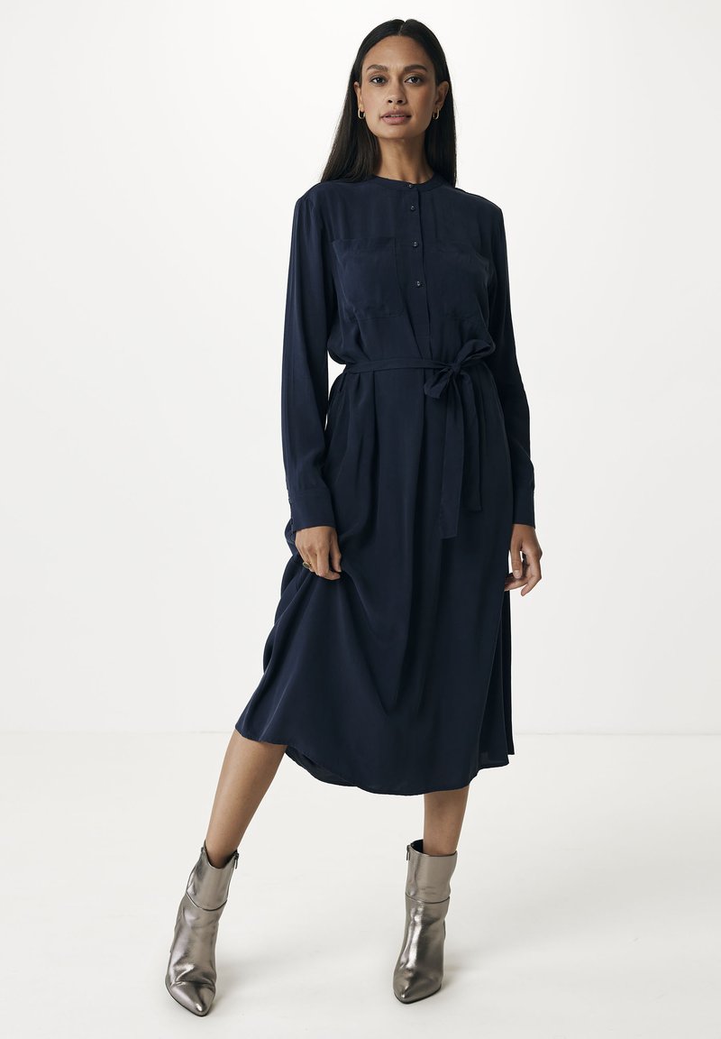 Mexx Modal Shirt Dress - Abito a camicia - navy/blu - Zalando.it
