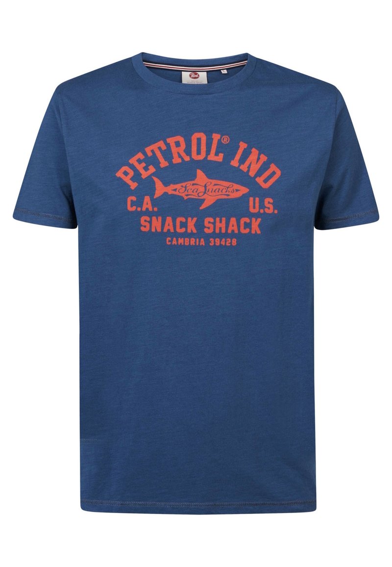 Petrol Industries CLASSIC - T-Shirt print - blau - Zalando.de