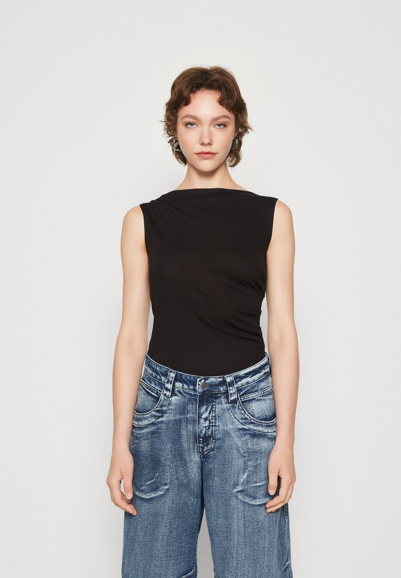 Weekday JOAN - Top - black - Zalando.ie
