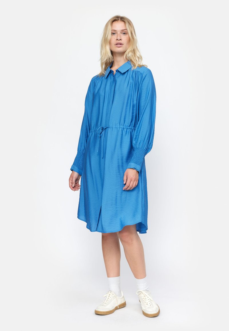 Soft Rebels SRTASHA - Robe chemise - delft/bleu - ZALANDO.FR