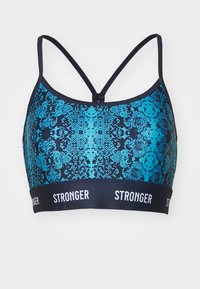 Stronger BOLD STRAP SPORTS - Sport-BH mit mittlerer Stützkraft - blue ...