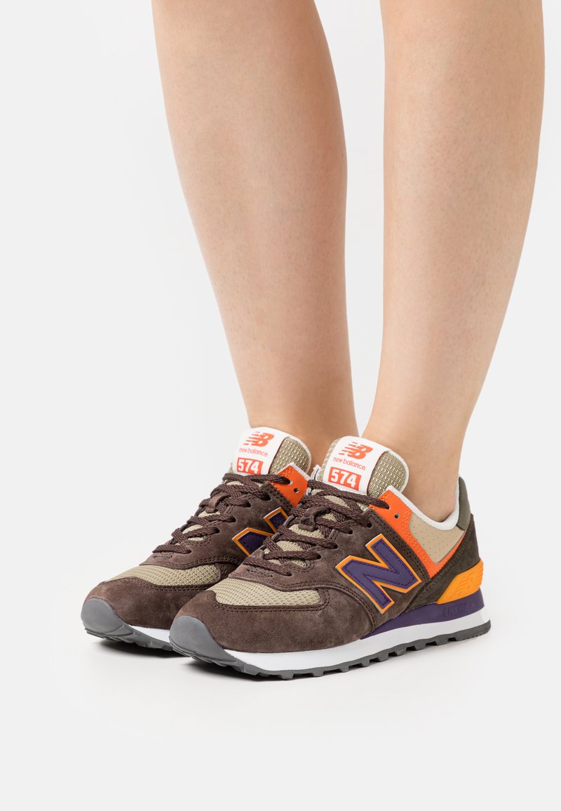 New Balance U574 - Matalavartiset tennarit - alpine green/ruskea ...