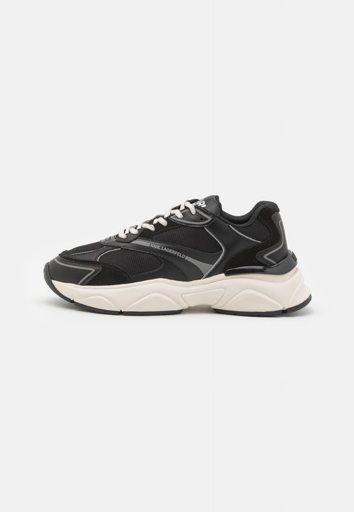 Michael Kors NICK TRAINER - Sneakers laag - black/gold/zwart - Zalando.be
