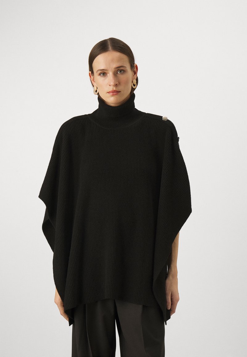 BOSS LAVINIA PONCHO - Poncho - black/negro - Zalando.es