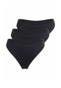 Schiesser - Stringi/czarny - Zalando.pl