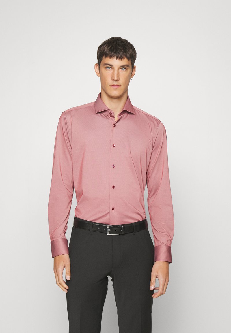 BOSS HANK SPREAD - Formal shirt - dark red - Zalando.co.uk