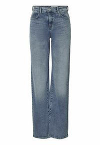 Noisy May MIT WEITEM BEIN NMYOLANDA NORMAL WAIST - Jeans Straight Leg - light blue denim/light ...