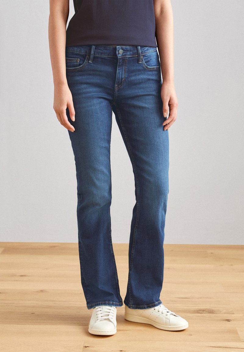 Esprit Jeans Bootcut - saluda dark blue/dark-blue denim - Zalando.de