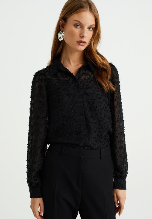 WE Fashion Hemdbluse - black/schwarz - Zalando.ch