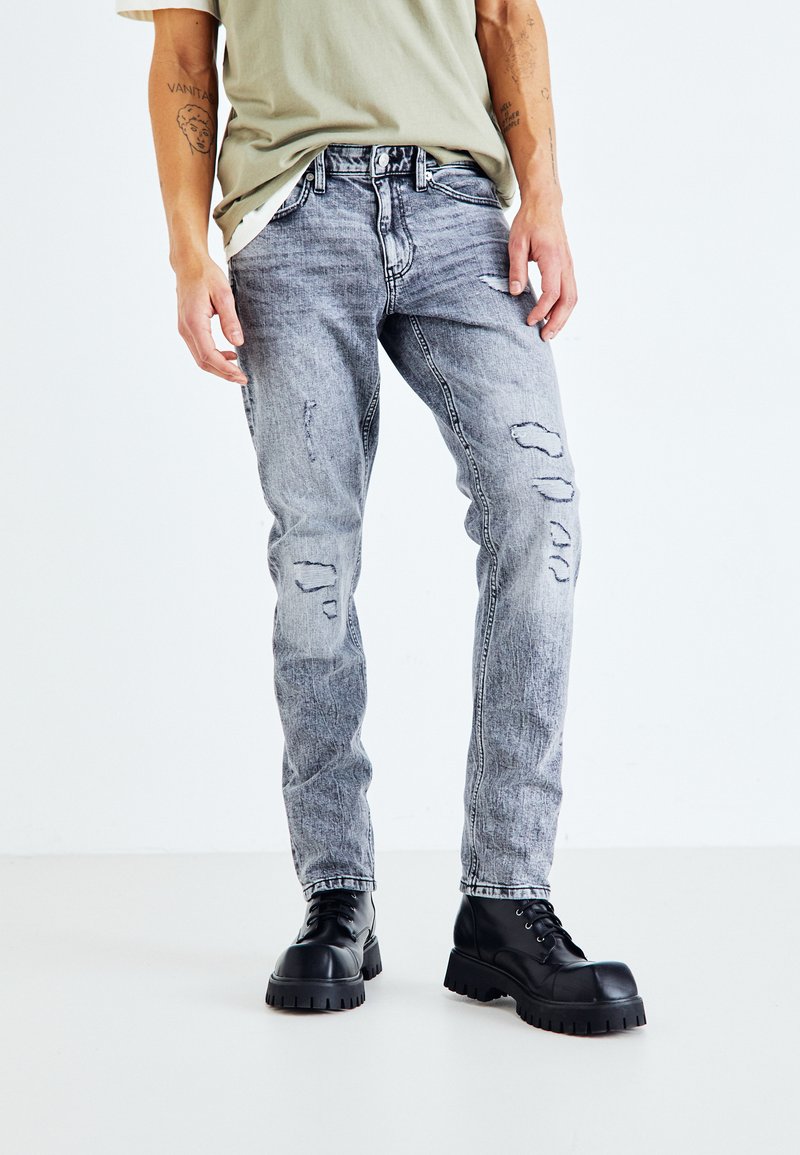 Only & Sons ONSWEFT ONE BOX - Jeans Straight Leg - washed black/schwarz ...
