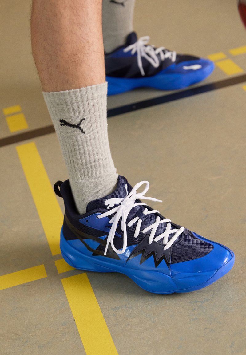Puma GENETICS - Basketball shoes - navy/team royal/dark blue - Zalando.ie